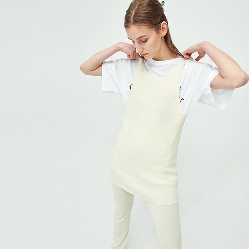 BABY CENTAUR (구)(베이비 센토르 (구)) [BC21SSKN18IV] TINY TAIL KNIT SLEEVELESS ...