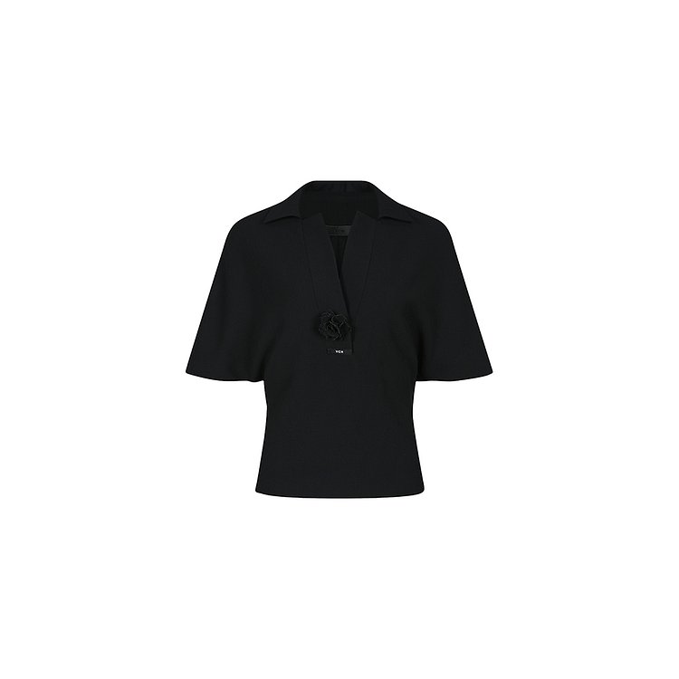 YCH(와이씨에이치) [PF22] BACK LAYERED COLLAR BLOUSE | 신세계V