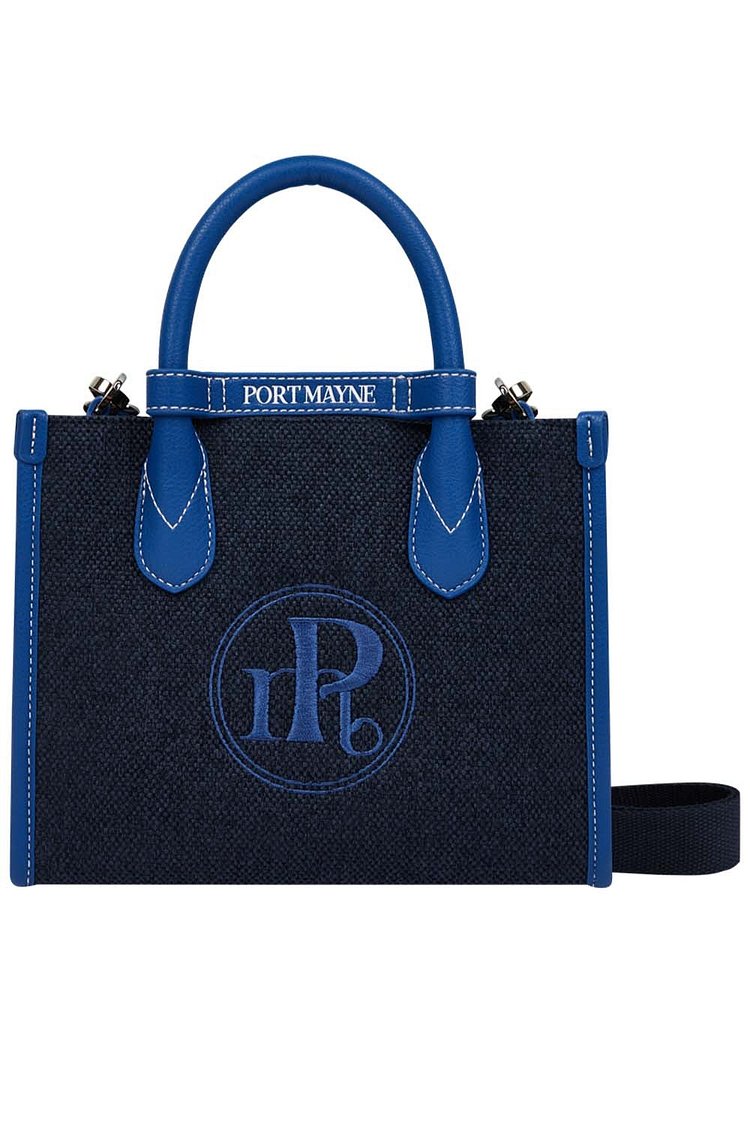 PORT MAYNE [일시중지](포트메인) MAYNE LOGO TOTE BAG - NAVY | 신세계V