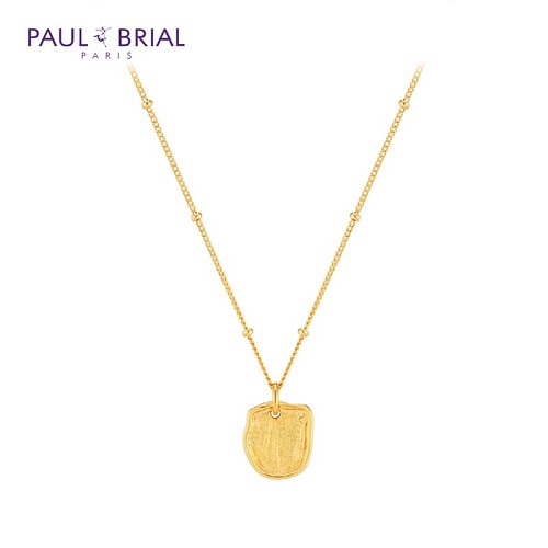 PAUL BRIAL(폴브리알) [PAUL BRIAL] 폴브리알 폴브리알 [SILVER] PVSN0103 타원 코인 볼체인 목걸이 ...