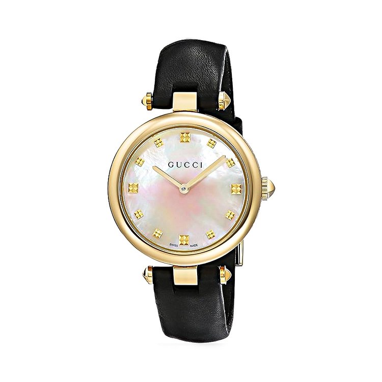 GUCCI(구찌) 구찌 YA141404 디아망띠시마 여성 가죽 쿼츠 32mm | 신세계V