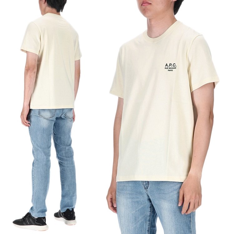 A.P.C.(아페쎄) [아페쎄] 뉴 레이몬드 COEZC H26247 AAC 남성 반팔티셔츠 | 신세계V