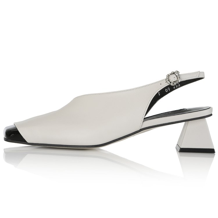 YUUL YIE(율이에) Butterfly Sling backs / 20PF-S449 / LIGHT BEIGE+BLACK | 신세계V