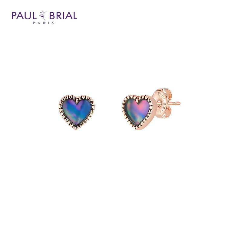 PAUL BRIAL(폴브리알) [PAUL BRIAL] 폴브리알 폴브리알 PYBE0165 하트 자개 귀걸이 | 신세계V