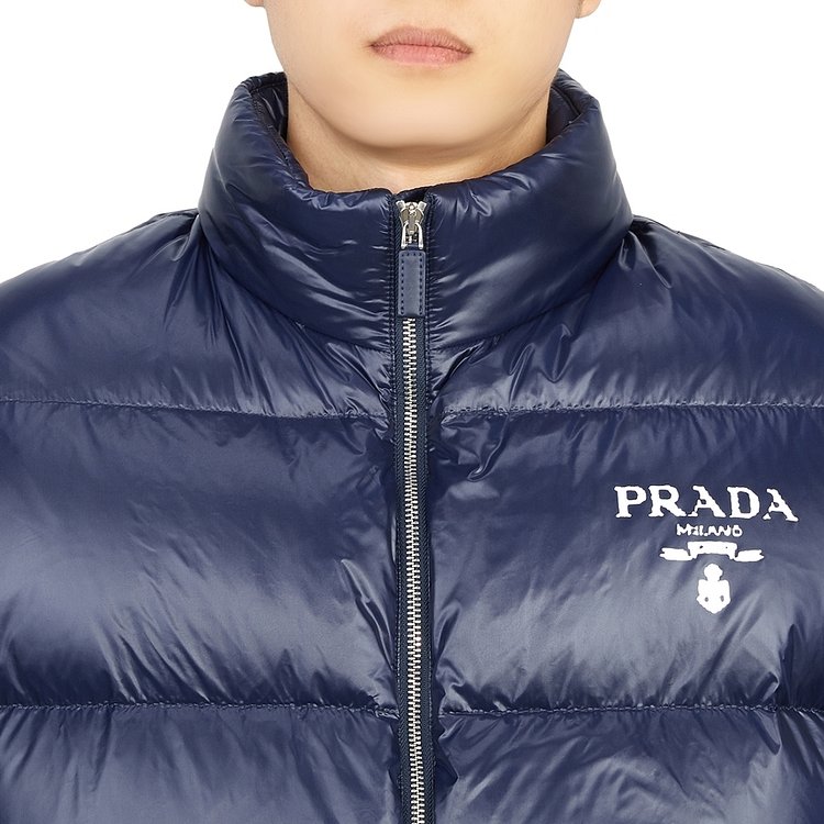 PRADA(프라다) [프라다] 로고 리나일론 SGC089 11A9 F0SVF 남자 패딩 점퍼 자켓 | 신세계V