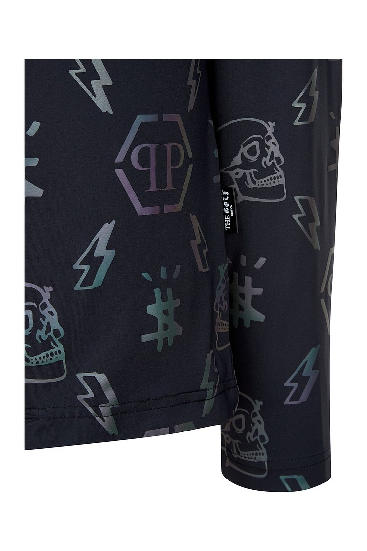 PHILIPP PLEIN GOLF(필립플레인 골프) [Men] 모노그램 AOP 폴로 티셔츠 | 신세계V
