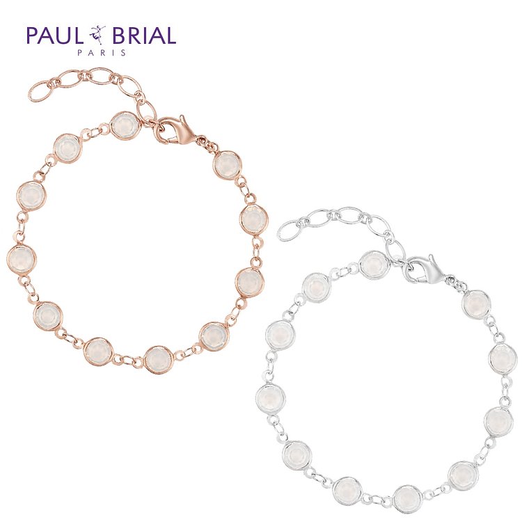 PAUL BRIAL(폴브리알) [PAUL BRIAL] 폴브리알 폴브리알 밀키 스톤 팔찌 PYBB0264 | 신세계V