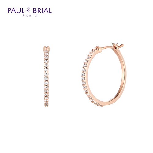 PAUL BRIAL(폴브리알) [PAUL BRIAL] 폴브리알 폴브리알 [SILVER] PYSE0050 (PG) 베이직 큐빅 ...