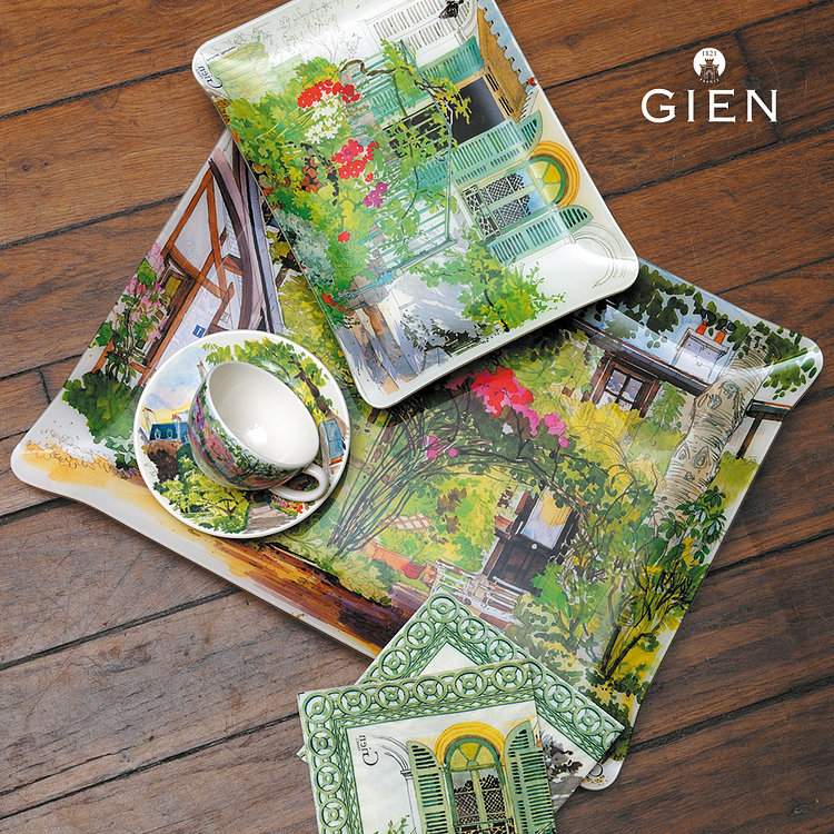 GIEN(지앙) [지앙] 지베르니 디저트 접시 모네 1p (22cm) | 신세계V