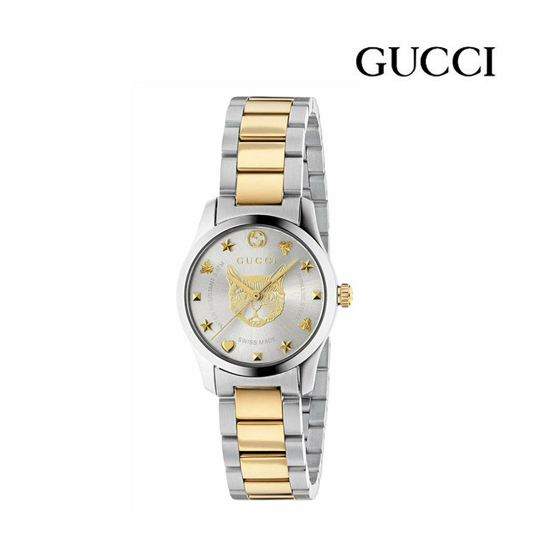 GUCCI(구찌) 구찌 G타임리스 캣워치 여성 메탈시계 YA126596 | 신세계V