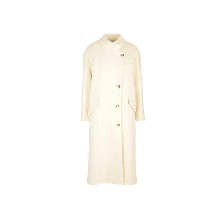 ISABEL MARANT(이자벨마랑) [ISABEL MARANT] 23FW SABINE 울 코트 에쿠르 MA0102FA ...