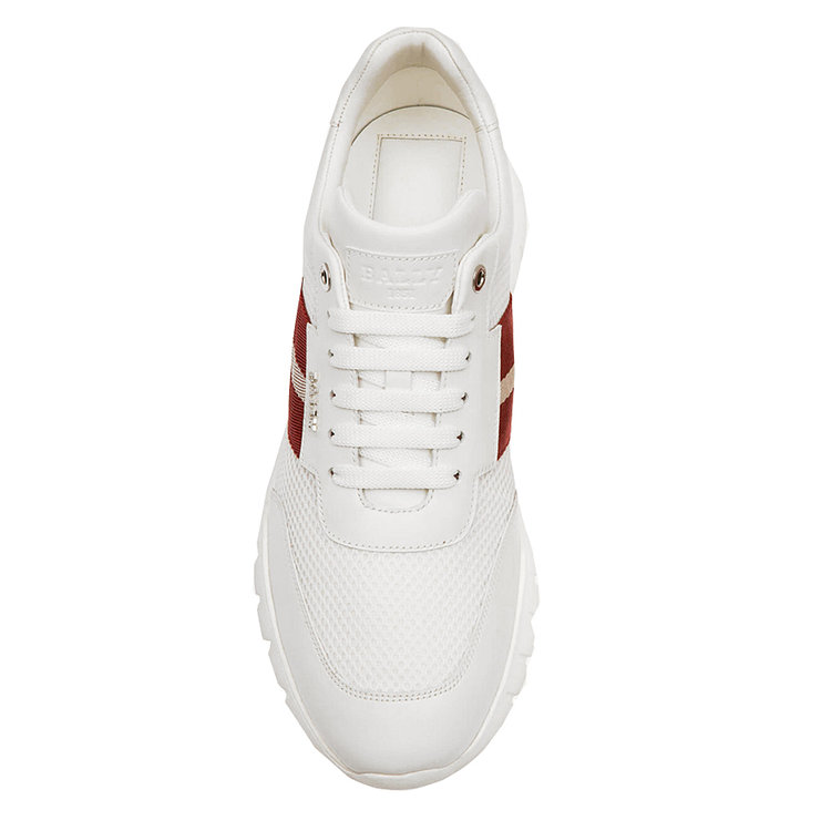 BALLY(발리) [BALLY] 24SS BLERRY 스트라이프 스니커즈 화이트 6239582 | 신세계V