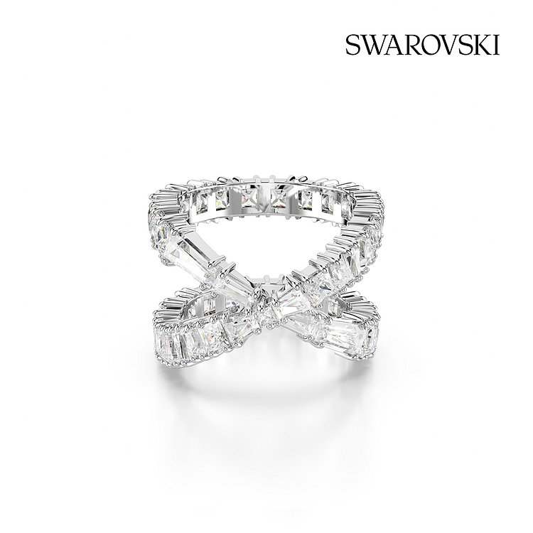 SWAROVSKI(스와로브스키) [스와로브스키/본사정품] Hyperbola 인피니티 로듐 반지58 5677633 | 신세계V