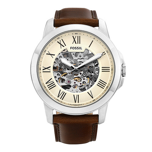 FOSSIL(파슬) [공식본사정품] 파슬 ME3099 그랜트 오토매틱 남성 가죽시계 | 신세계V