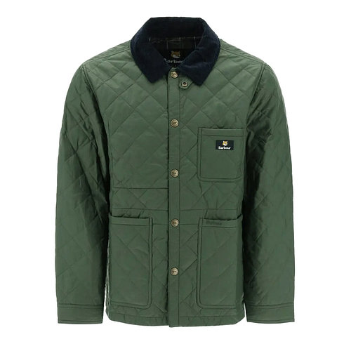 MAISON KITSUNE(메종키츠네) [MAISON KITSUNE] 23FW 바버 X 메종키츠네 케닝 퀄팅 자켓 MQU1735 ...