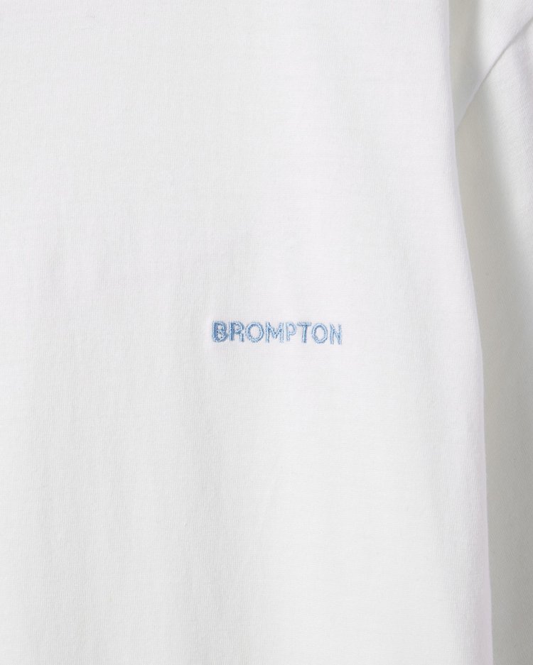 BROMPTON LONDON(브롬톤 런던) W BROMPTON LOGO T-SHIRT - WHITE (P242WTS610) | 신세계V
