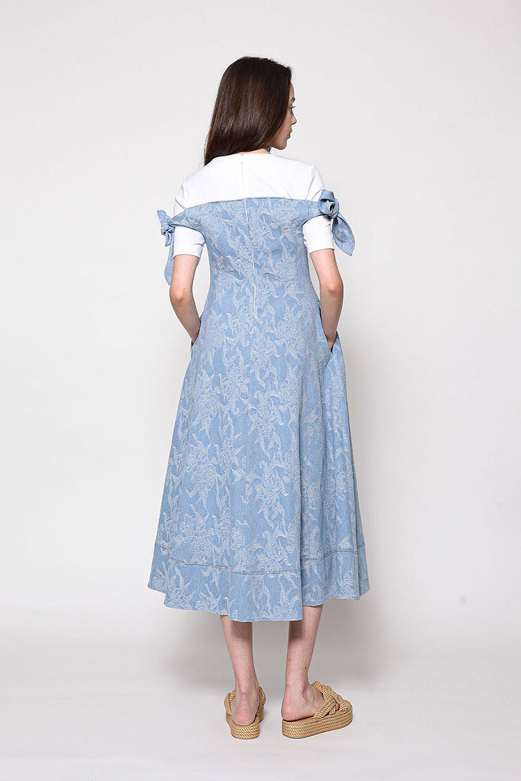 02ARMOIRE(세컨드 아르무아) Benny Dress _ Light Blue | 신세계V