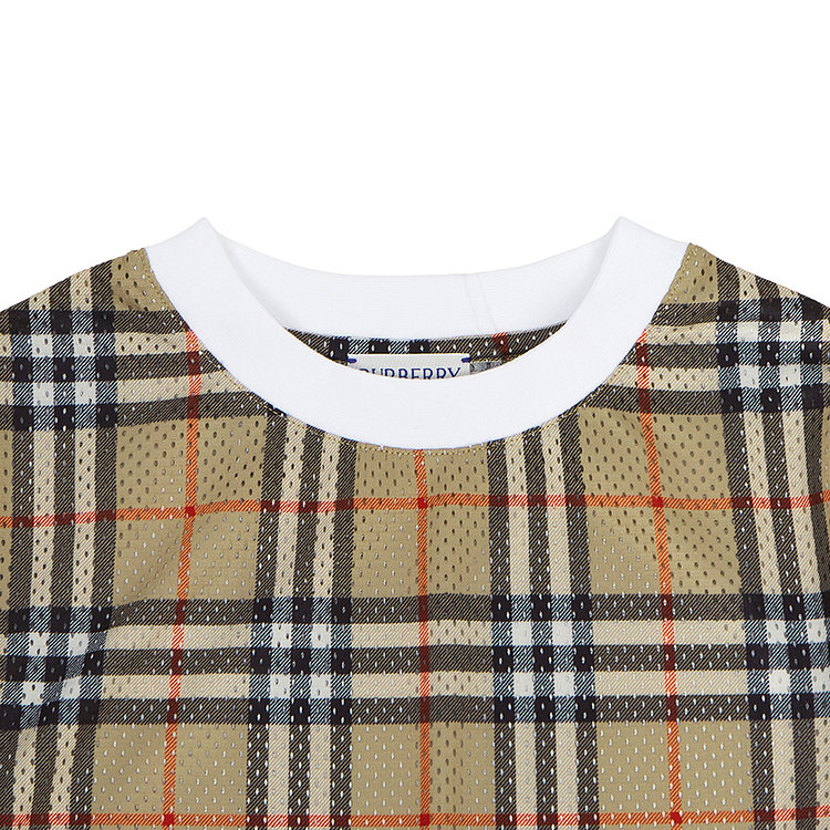 BURBERRY KIDS(버버리 키즈) [BURBERRY KIDS] 버버리키즈 체크 반팔티셔츠 PERCY CHECK ...