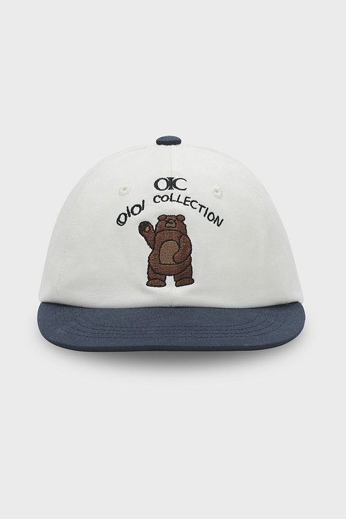 OIOI COLLECTION(오아이오아이 컬렉션) 헬로우 베어 볼캡 [NAVY] | 신세계V