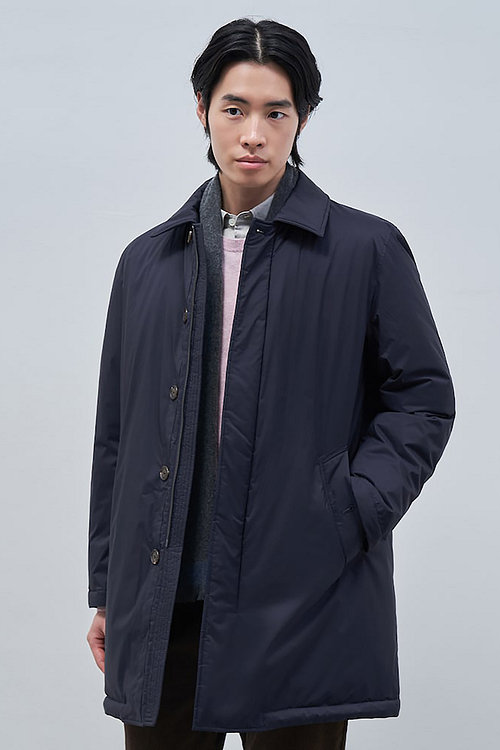 BEANPOLE MEN(빈폴 맨) 일체형 화섬 다운 카코트 네이비 (BC4X30CD4R) | 신세계V