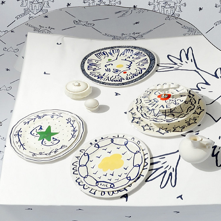 GIEN(지앙) [지앙] 랄치펠 센티멘털 디너 접시 클라우드 1p (27cm) | 신세계V