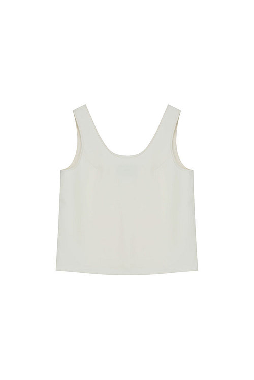 VIS A VIS(비자비) HI LO TANK TOP (IVORY) | 신세계V