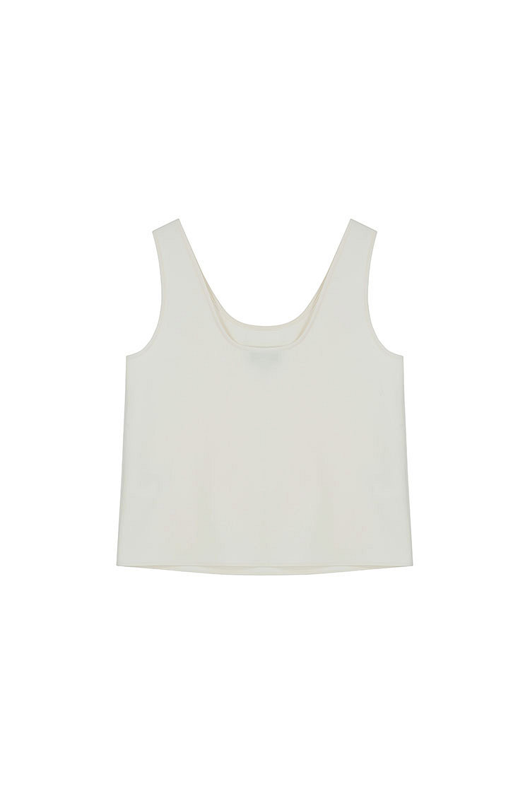 VIS A VIS(비자비) HI LO TANK TOP (IVORY) | 신세계V