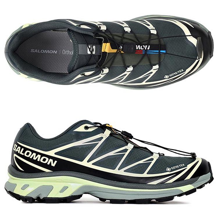 SALOMON(살로몬) 살로몬 24FW 어반시크 블랙라임 크림 XT-6 GTX 러닝 스니커즈 L47581300 URBAN | 신세계V