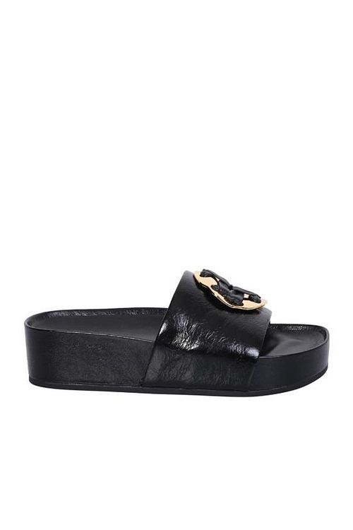 TORY BURCH(토리버치) 23SS 토리버치 뮬 슬리퍼 144148 006 Black | 신세계V