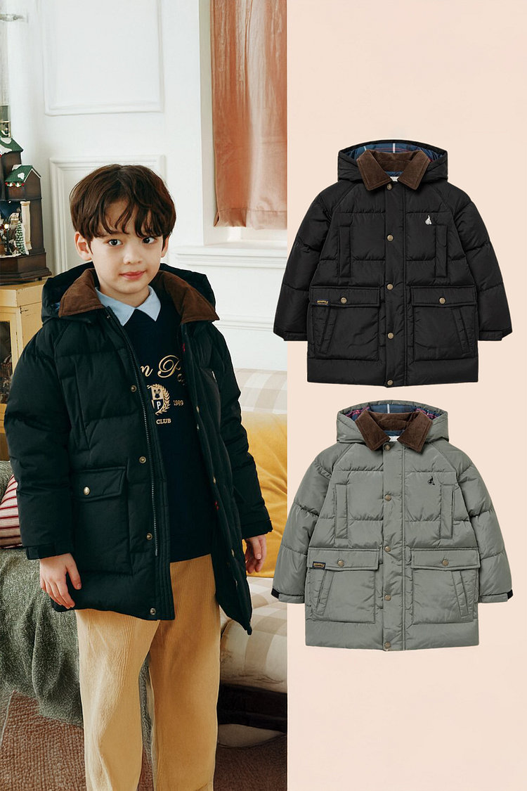 BEANPOLE KIDS(빈폴 키즈) [BEANPOLE KIDS] 25FW 클래식 덕다운 하프패딩 | 신세계V