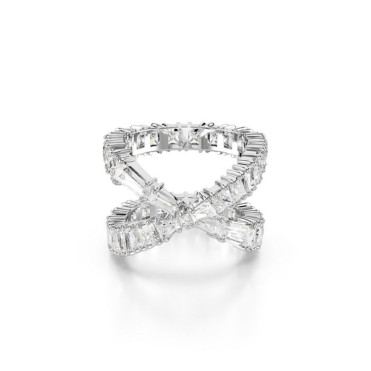 SWAROVSKI(스와로브스키) [스와로브스키/본사정품] Hyperbola 인피니티 로듐 반지55 5677632 | 신세계V