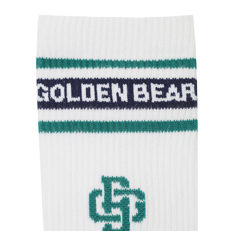 GOLDEN BEAR(골든베어) GB Chain Emblem Socks_G6LAX24071GRX | 신세계V